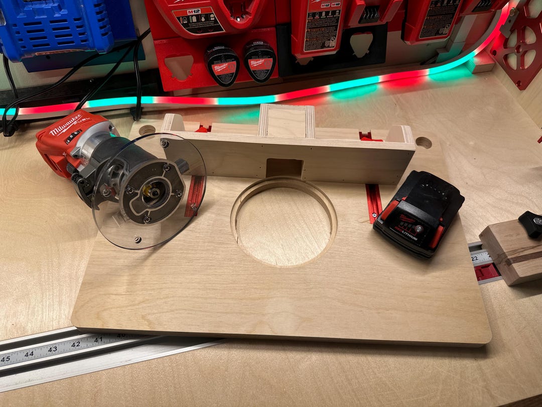 Router Table and Fence System for Milwaukee M18 Compact Router Fully ...