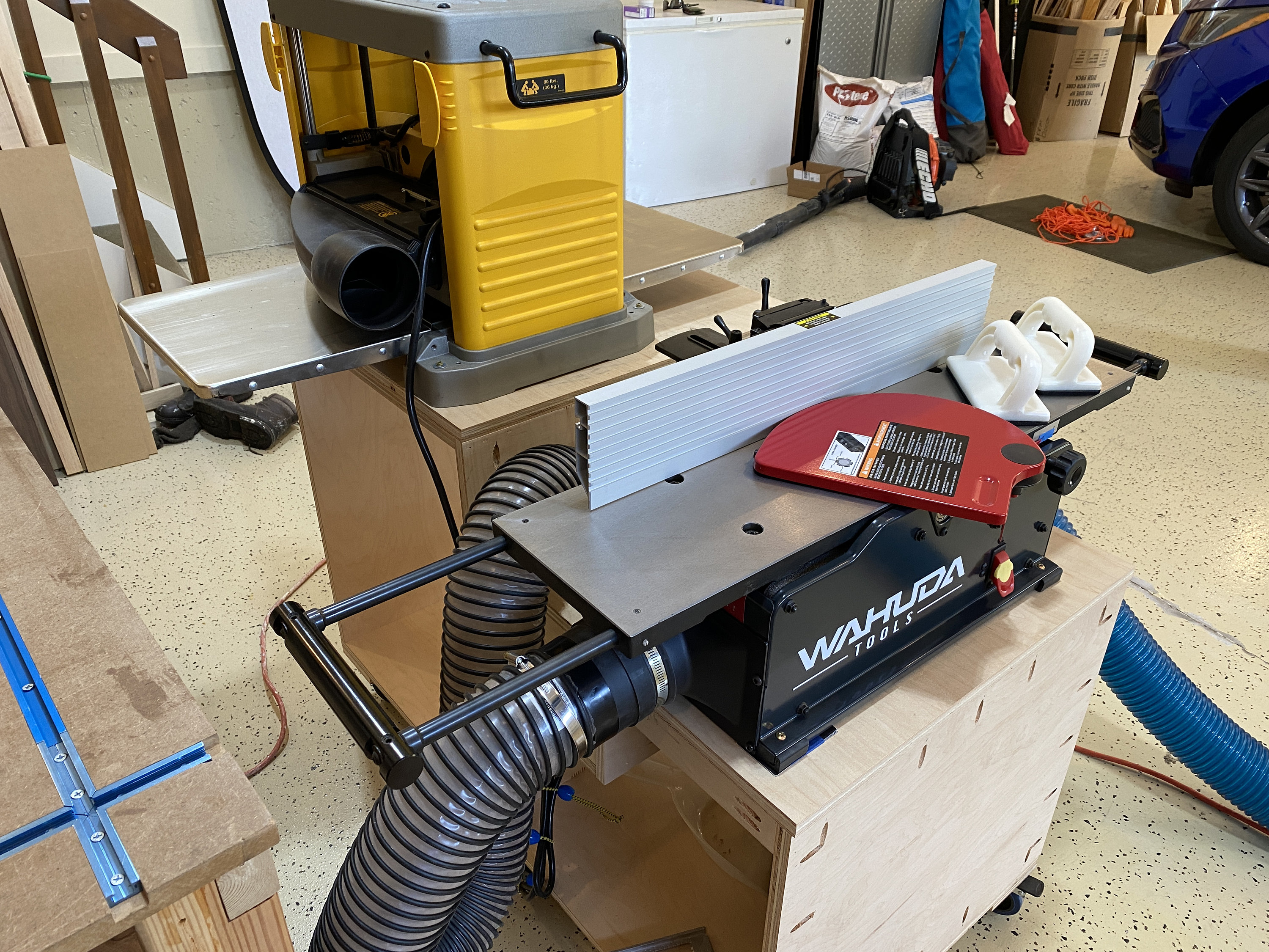 Planer Jointer Milling Cart - Two Tool Mobile Workshop Cart - One ...