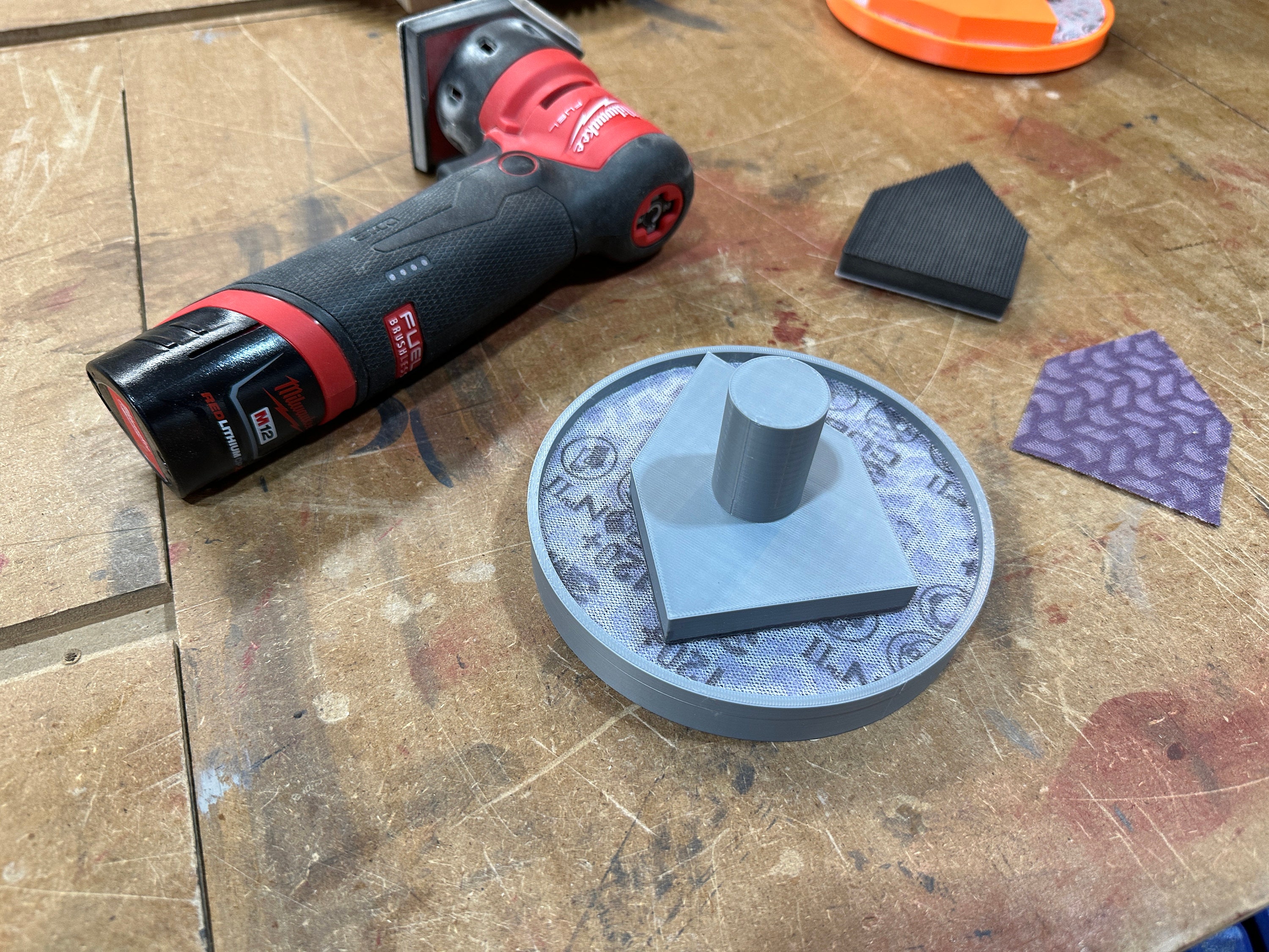 Make Your Own Sandpaper M12 Detail Sander Milwaukee DIY Sandpaper ...