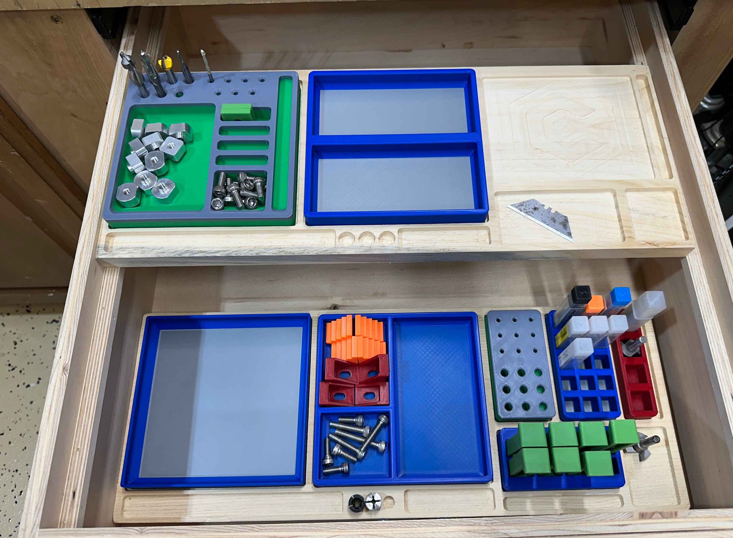 Complete CNC Tray Set Shapeoko or Onefinity Bit Trays by Carbide 3D - Etsy