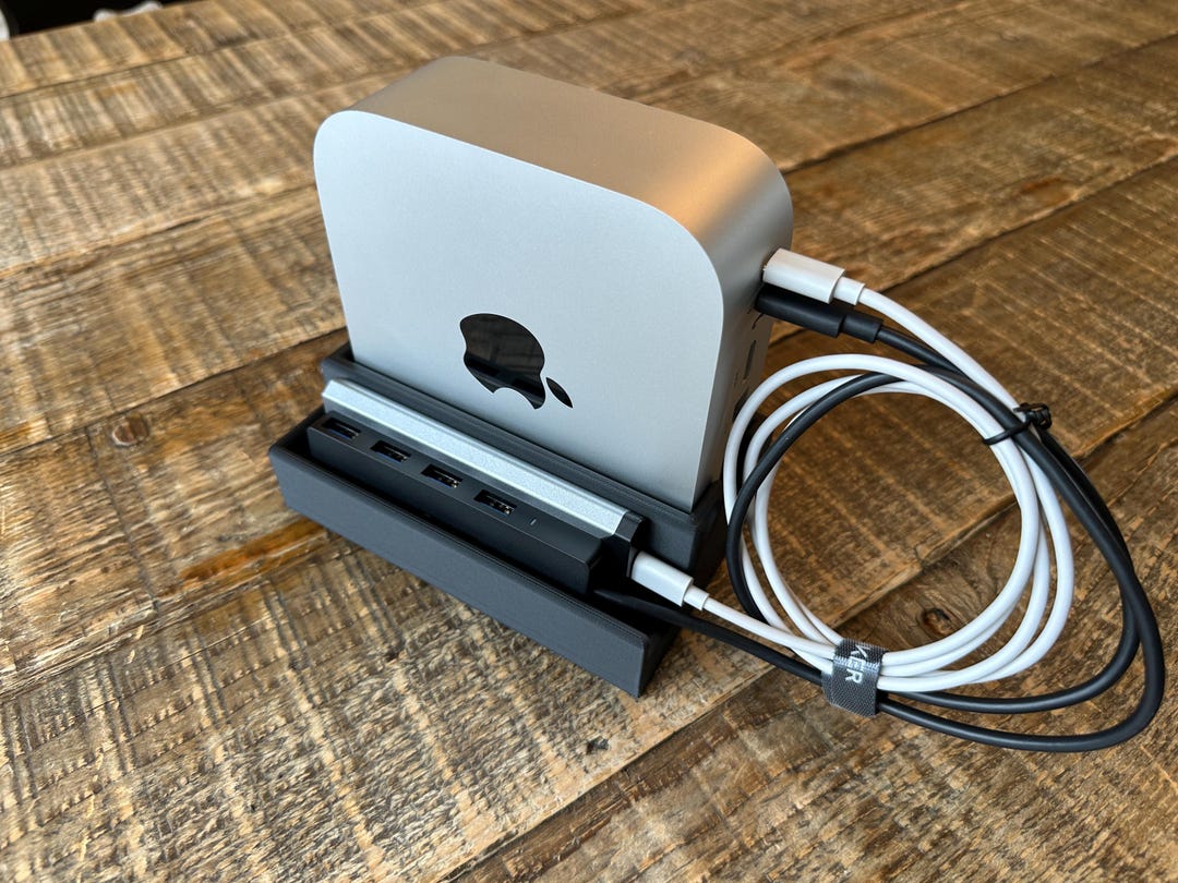 Mac Mini M4 Dock - Stand - Vertical - Peripheral Holder - All in One ...