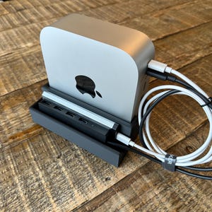 Mac Mini M4 Dock - Stand - Vertical - Peripheral Holder - All in One ...