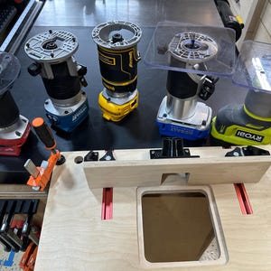 Compact Router Table and Fence System With Plate - for Ryobi Dewalt ...