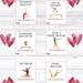 Printable Gymnastics Valentine's Day Card, Pink Background Gymnast ...