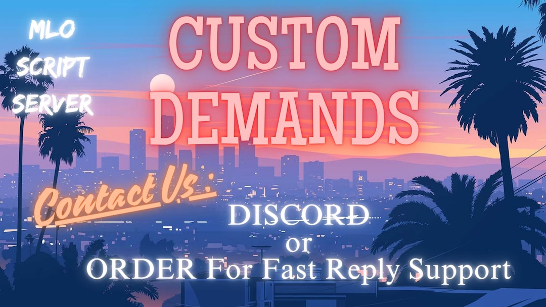 Custom Demands Request Fivem Grand Theft Auto MLO SCRIPT SERVER - Etsy