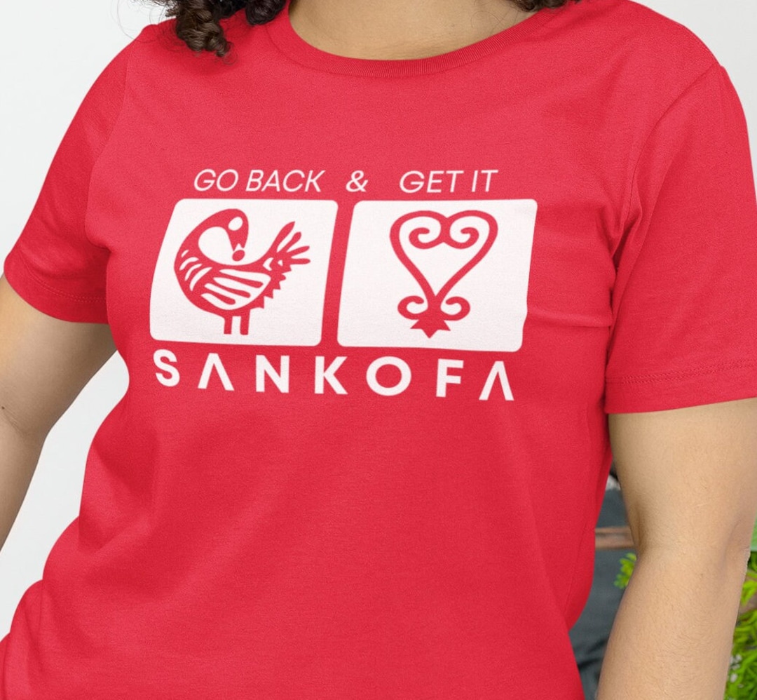 Dual Sankofa Symbol T-shirt: Embrace the Power and Wisdom of Tradition ...