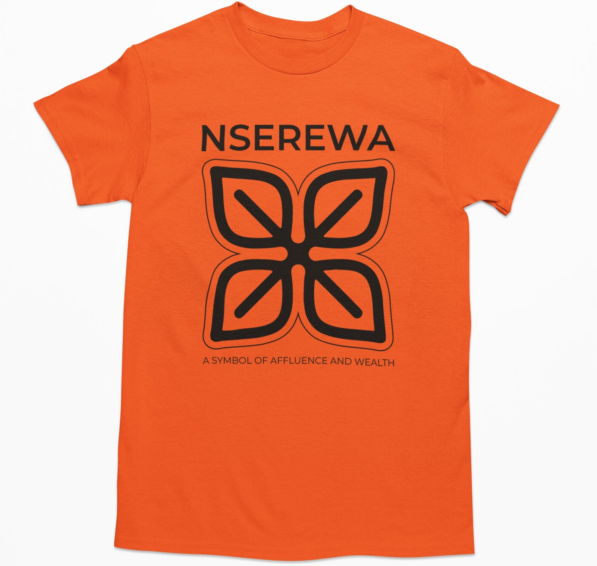 ADINKRA SYMBOL NSEREWA Sign of Affluence, Wealth, and Abundance Black ...