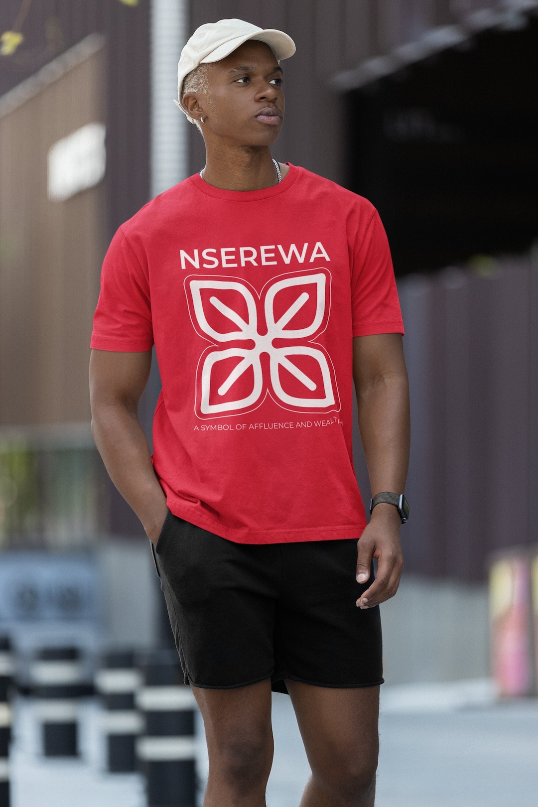 ADINKRA SYMBOL NSEREWA Sign of Affluence, Wealth, and Abundance Black ...