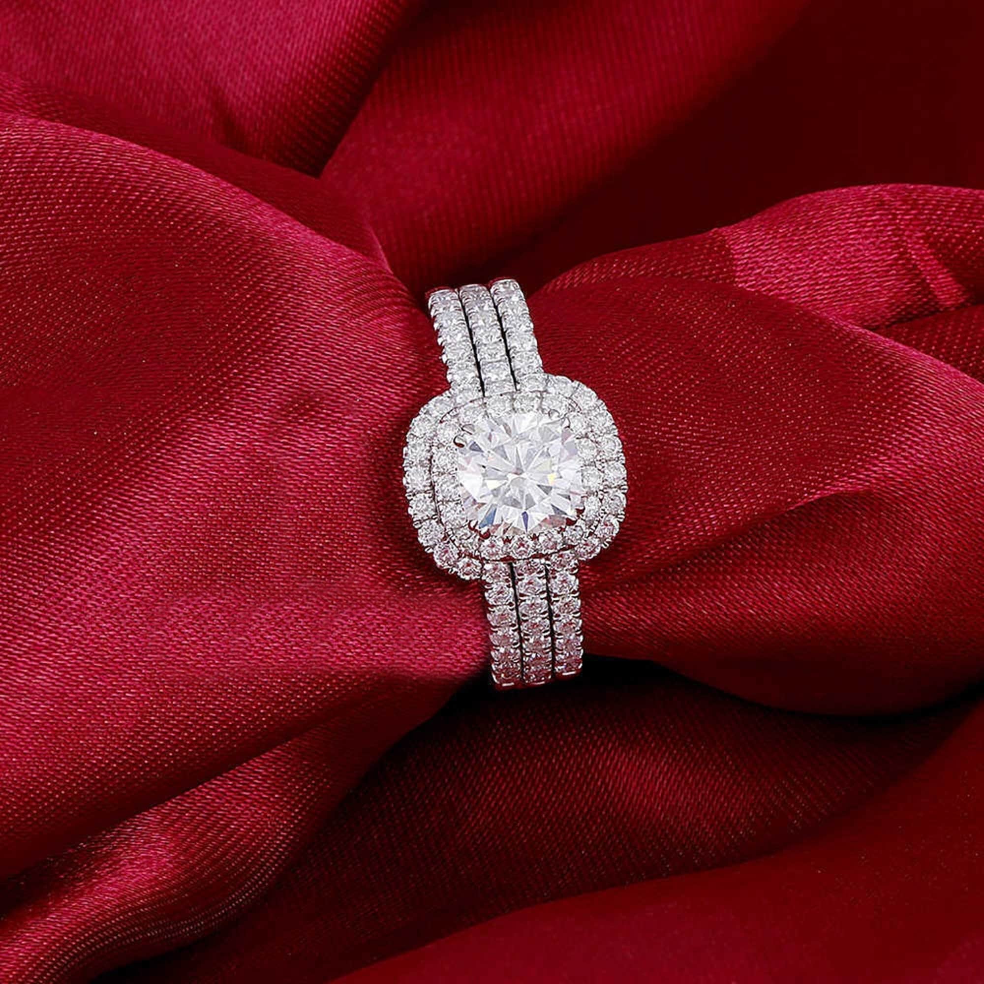 Enhancer Guard Band Wrap Guard Band 2.66CT Cushion Cut - Etsy