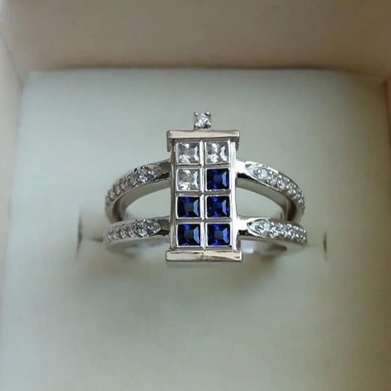 Doctor Who Silver Ring - Etsy