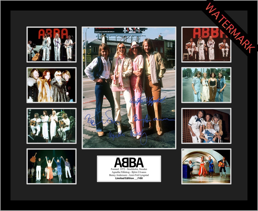 ABBA Memorabilia Limited Edition of 100 Only Signed Memorabilia - Etsy