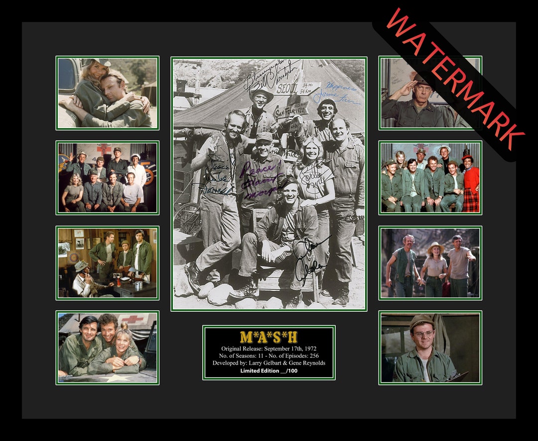 MASH TV Memorabilia Limited Edition of 100 Only Signed Memorabilia ...