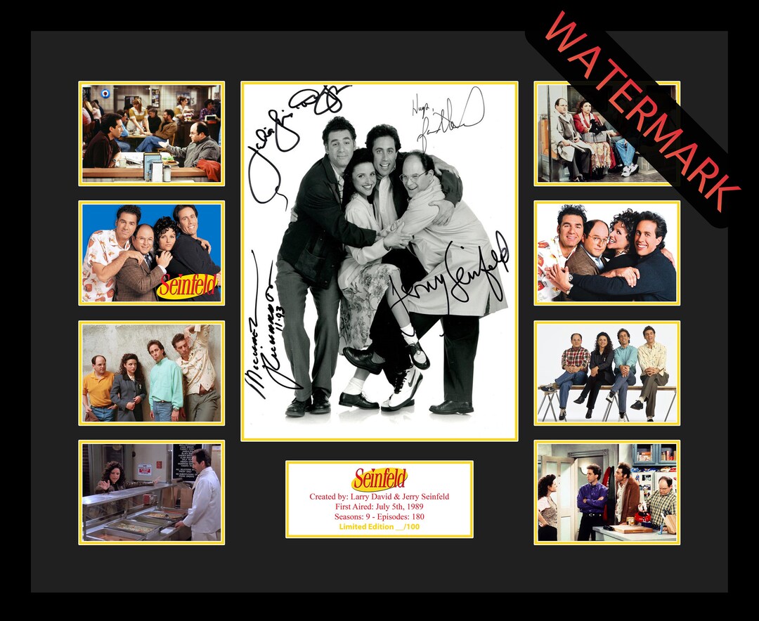 Seinfeld TV Memorabilia Limited Edition of 100 Only Signed Memorabilia ...