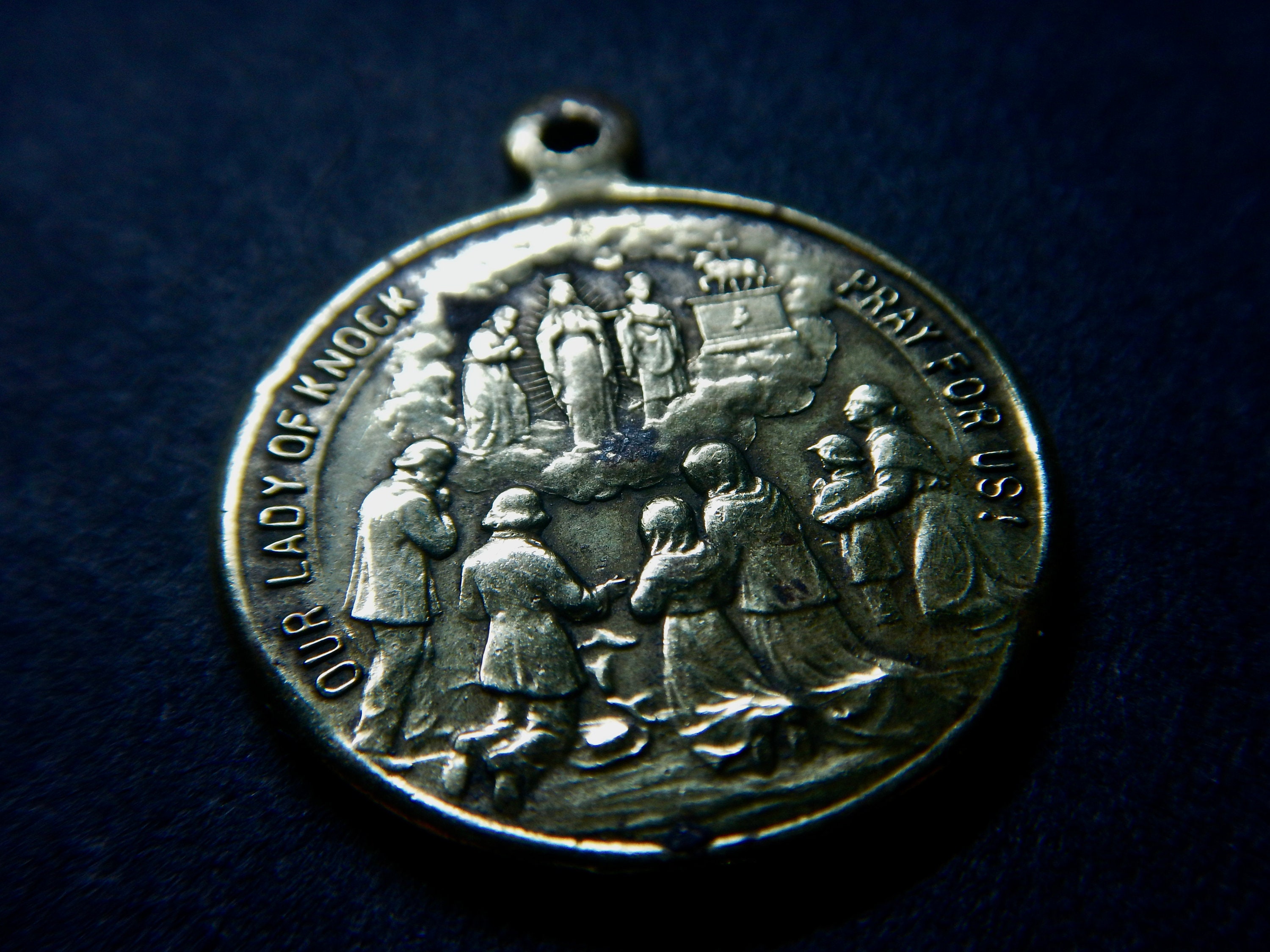 Irish Knock Medal - Pilgrim Medallion - Our Lady of Knock - Pray for Us ...