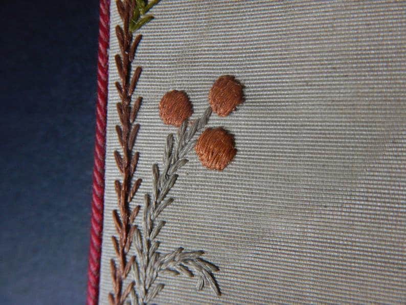 Antique Catholic Burse: Finely Hand Embroidered Silk From France ...