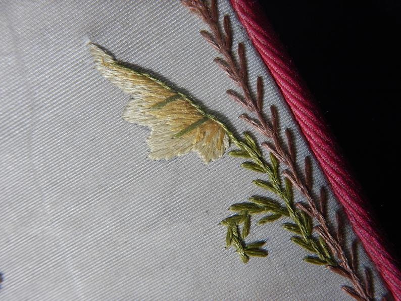 Antique Catholic Burse: Finely Hand Embroidered Silk From France ...
