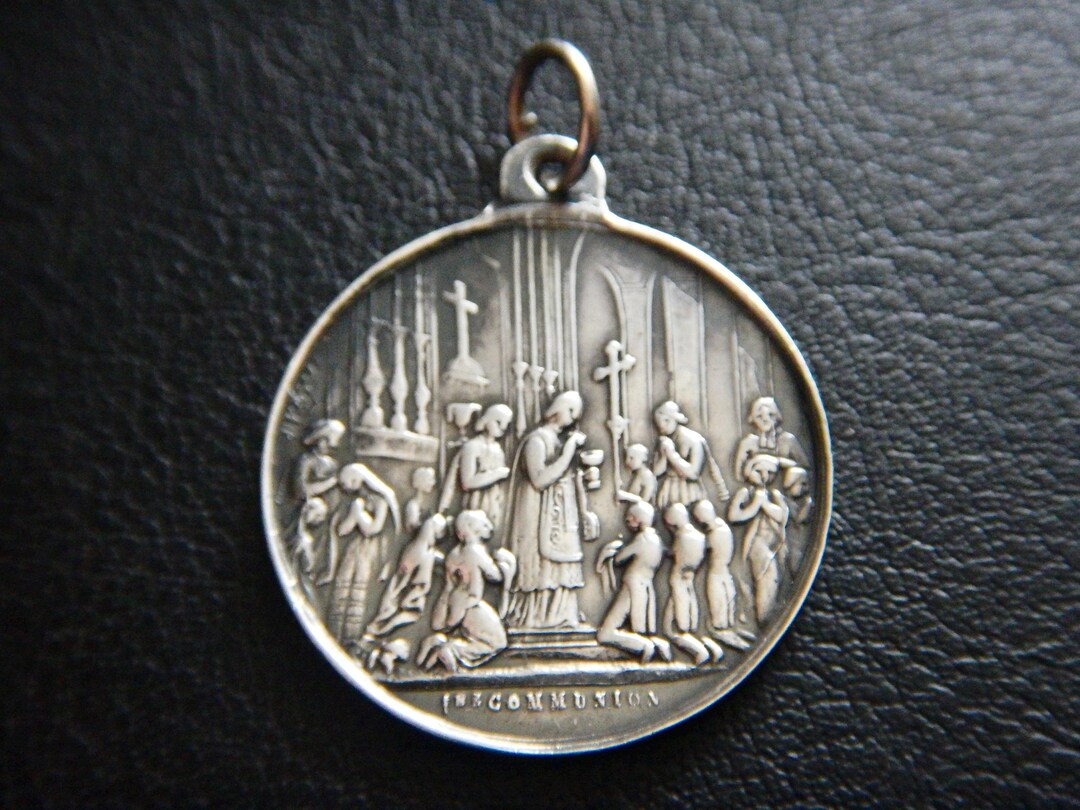 Antique French Silver First Communion - for JC 30th May 1872 ...