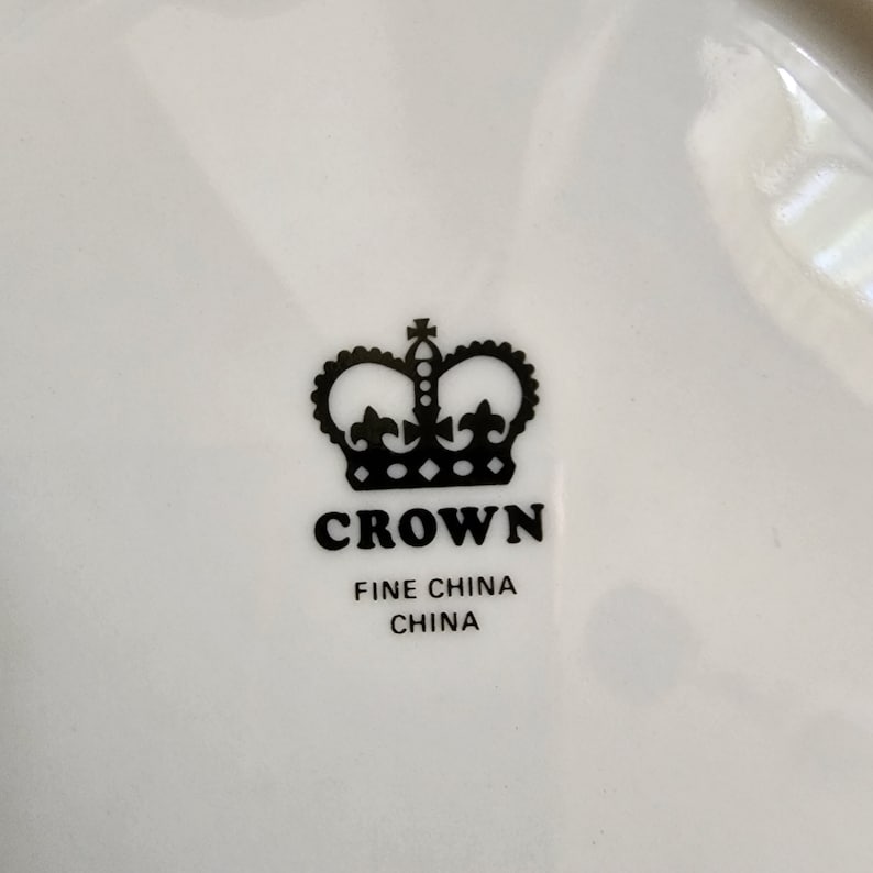 Set of Two Vintage Crown Ming Susan 7.5" Soup Bowls Multi-color Floral ...