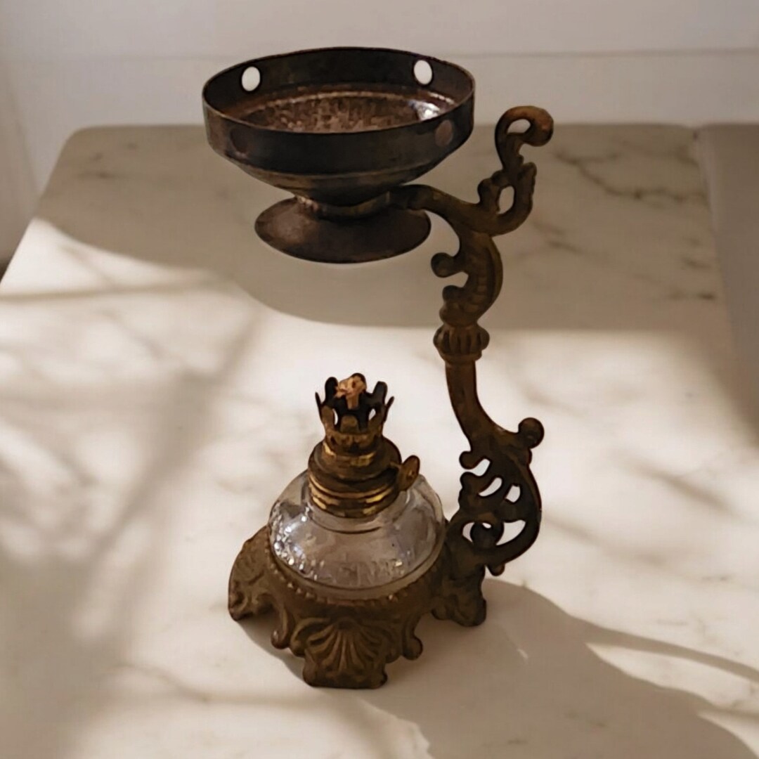 Antique Victorian 6" Vapo-cresolene Vaporizer Medicinal Oil Lamp - No ...