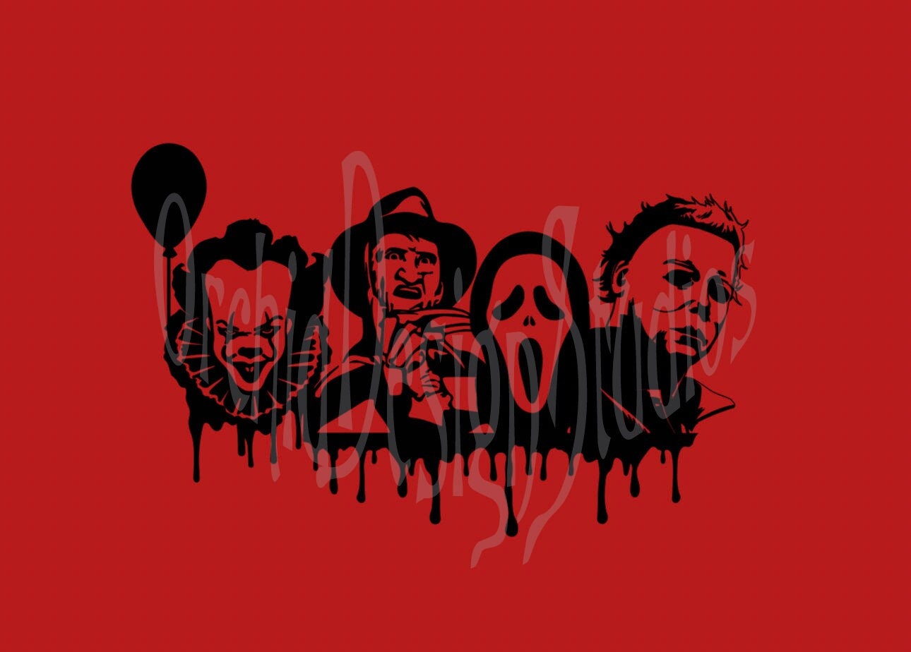 Horror Movie Stencil