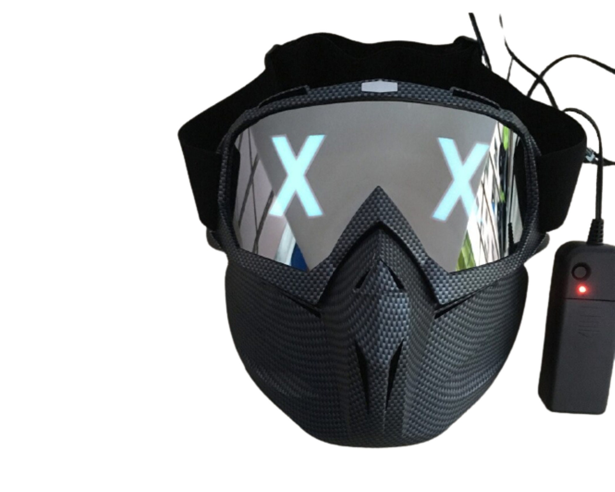 LED Mask Electronic Facial Mask Animated LED Mask Full | Etsy