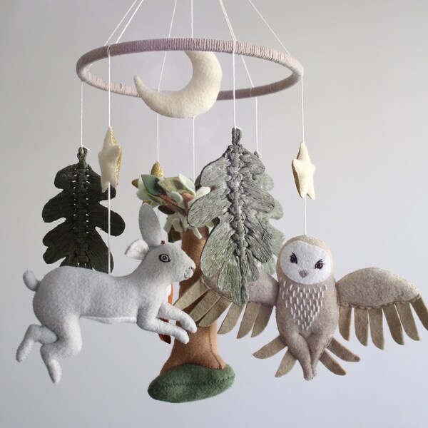 Forest Animal Mobile - Etsy