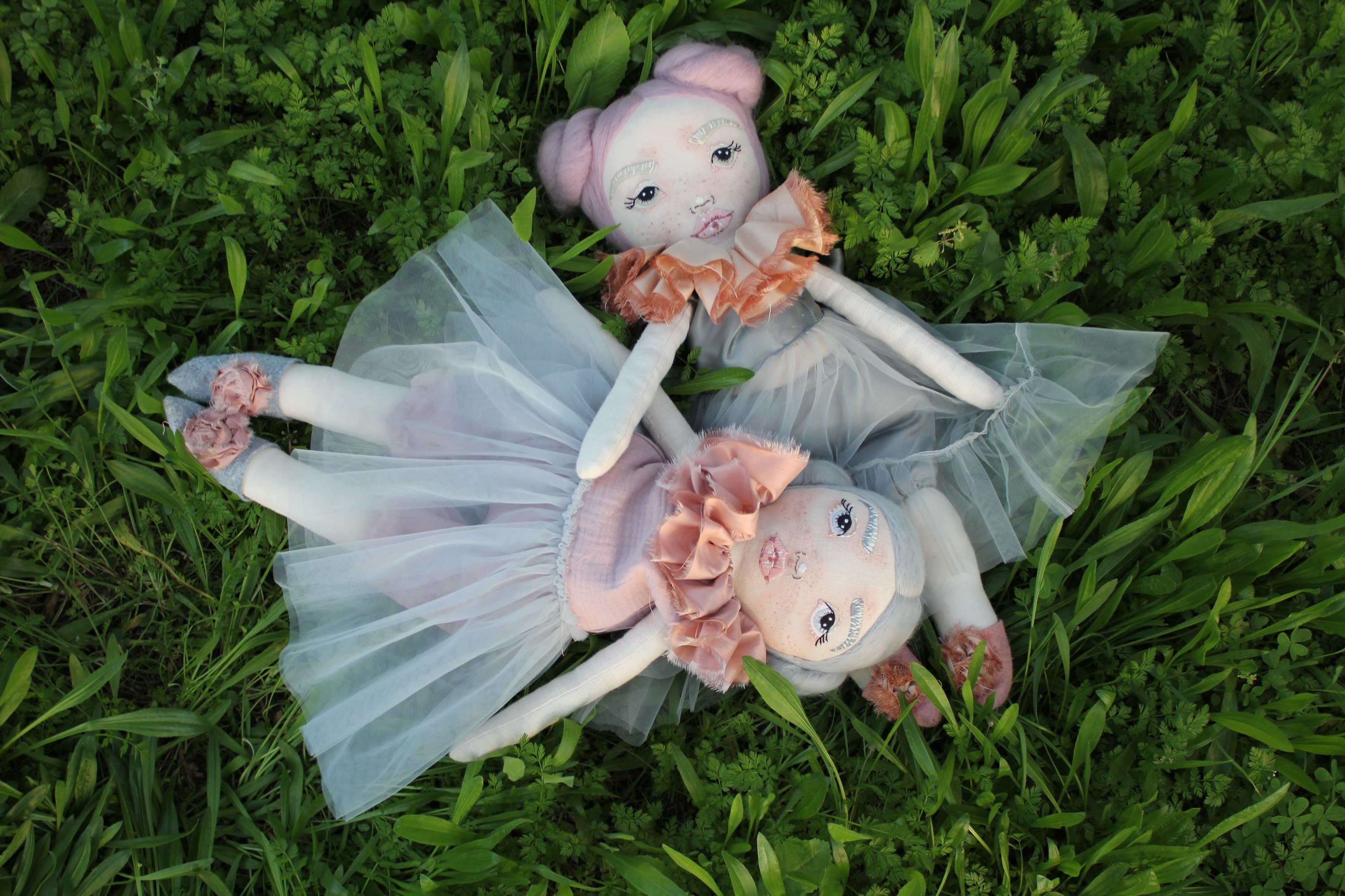 Cloth 20 Inches Doll, Handmade Personalized Rag Doll With Embroidered ...