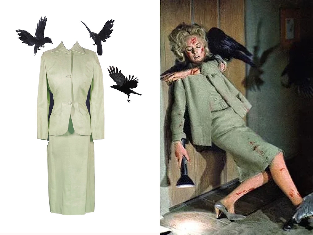 60s the Birds Tippi Hedren Costume Light Green Linen Skirt - Etsy