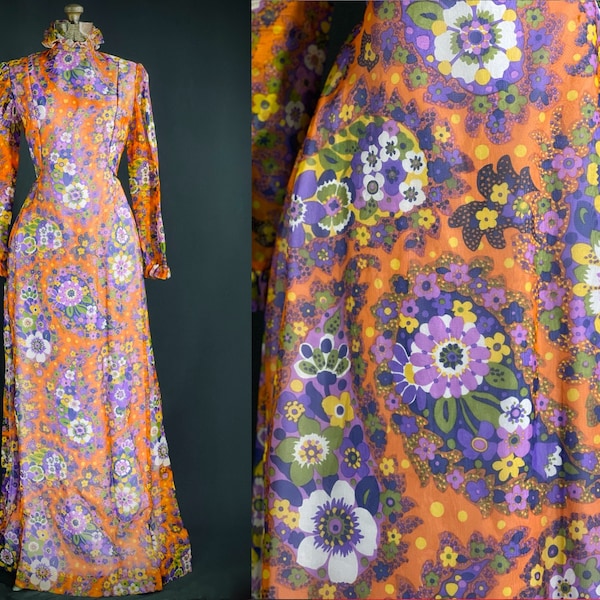 1960s Purple Dress - Etsy