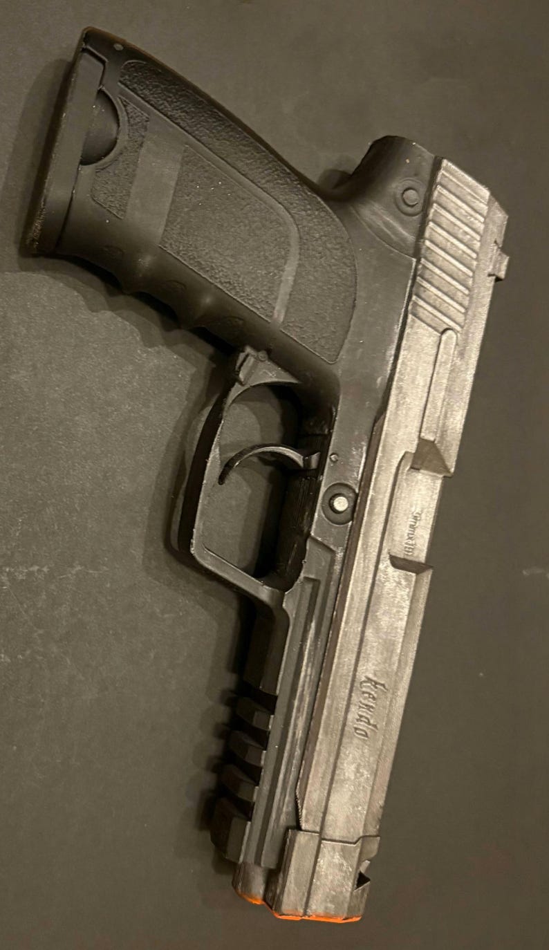 RE4 Remake Leon Kennedy Kendo Armory Silver Ghost 3D Printed Prop ...