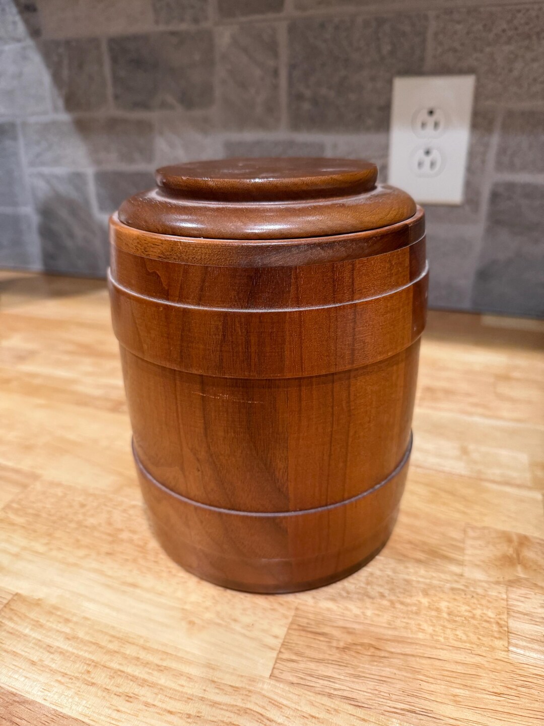 Vintage Decatur Industries Wooden Barrel Style Tobacco Humidor - Etsy