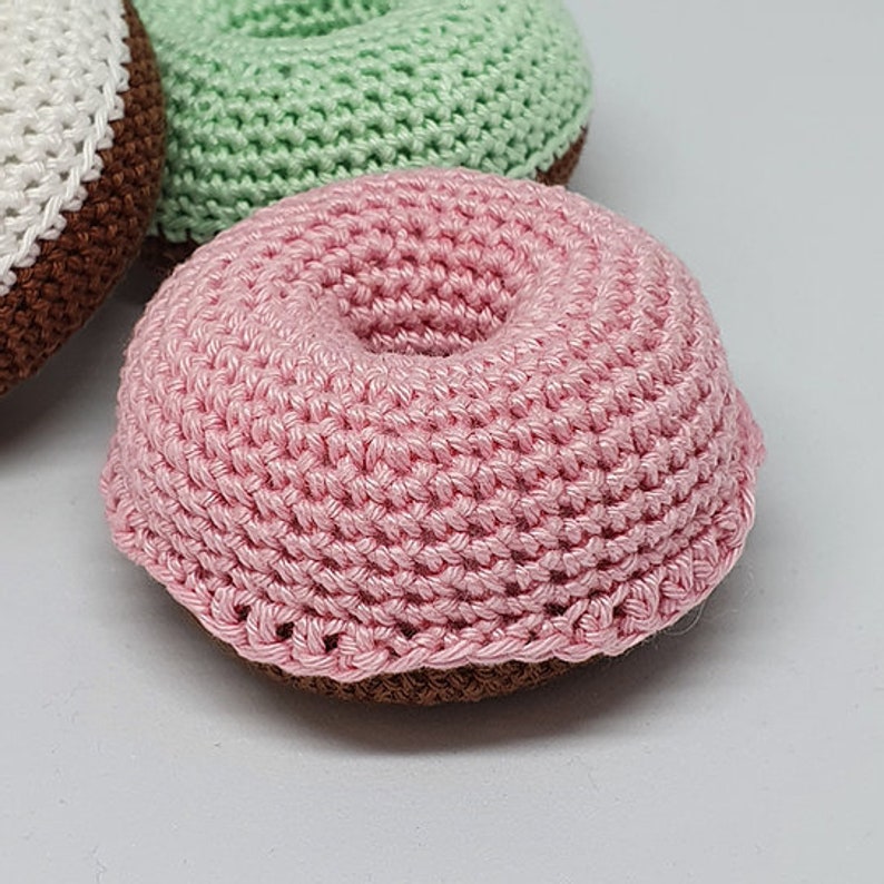 Donuts Crochet Pattern, DIY Crochet Donuts, Amigurumi Donuts Pattern ...
