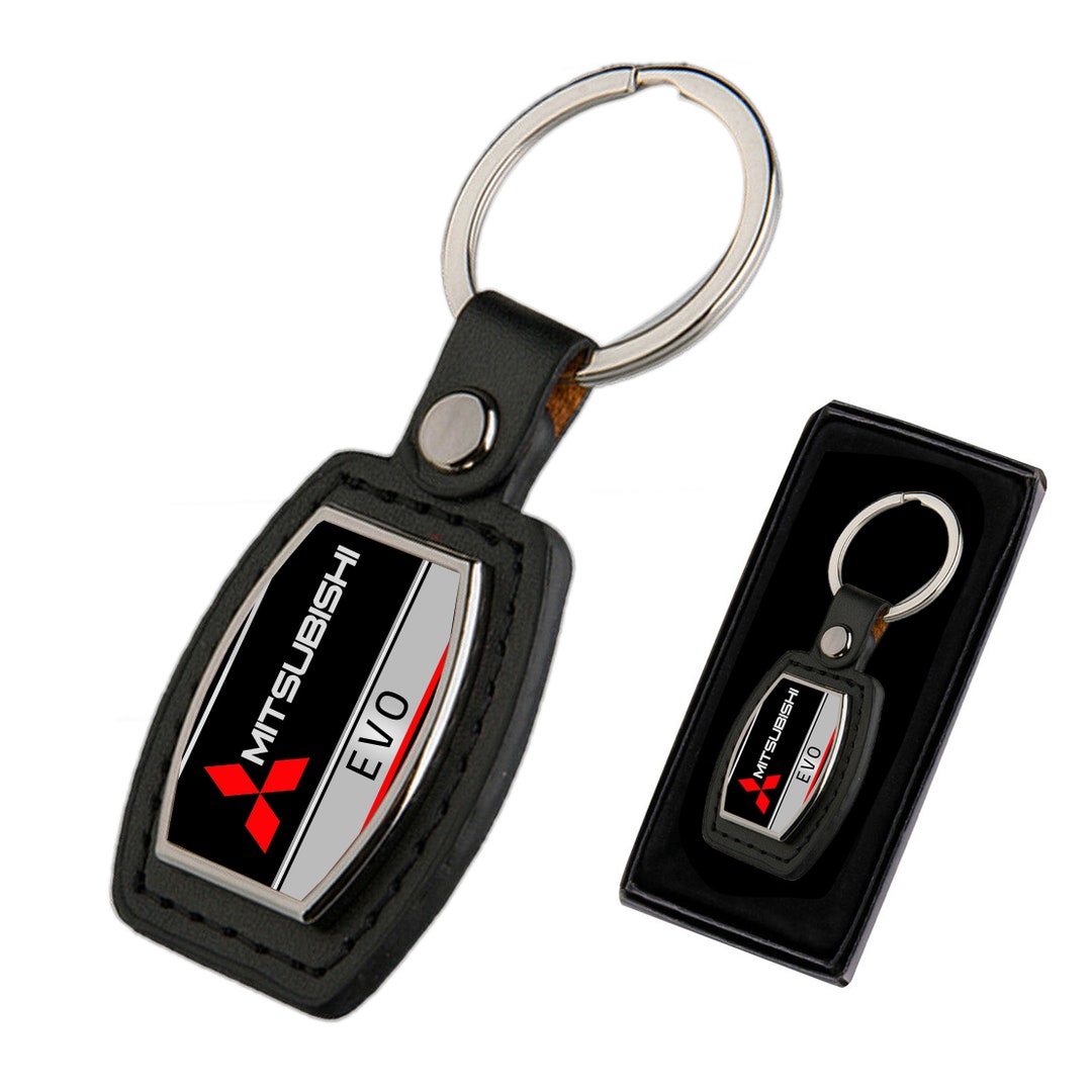 MITSUBISHI EVO LEATHER Keyring 1 - Etsy