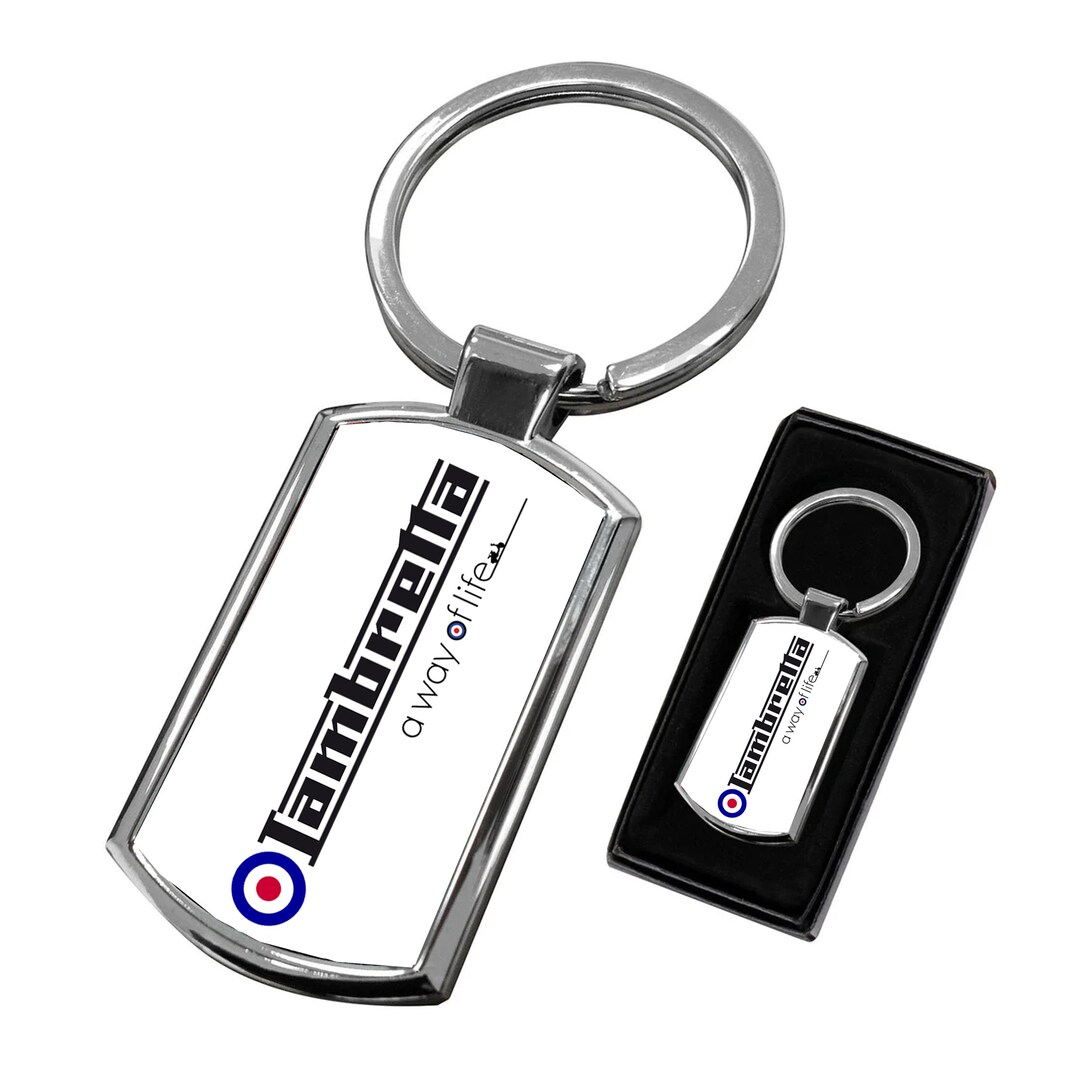 Lambretta Keyring Metal Key Ring With Giftbox 1 - Etsy UK