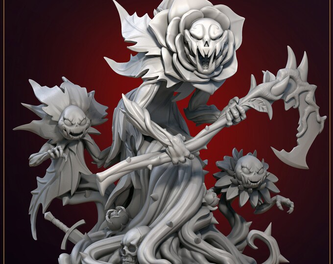 Songs of Hell Demon Oni Evil Songstress NPC - Etsy