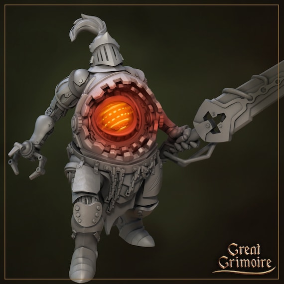 Steampunk Knight Art