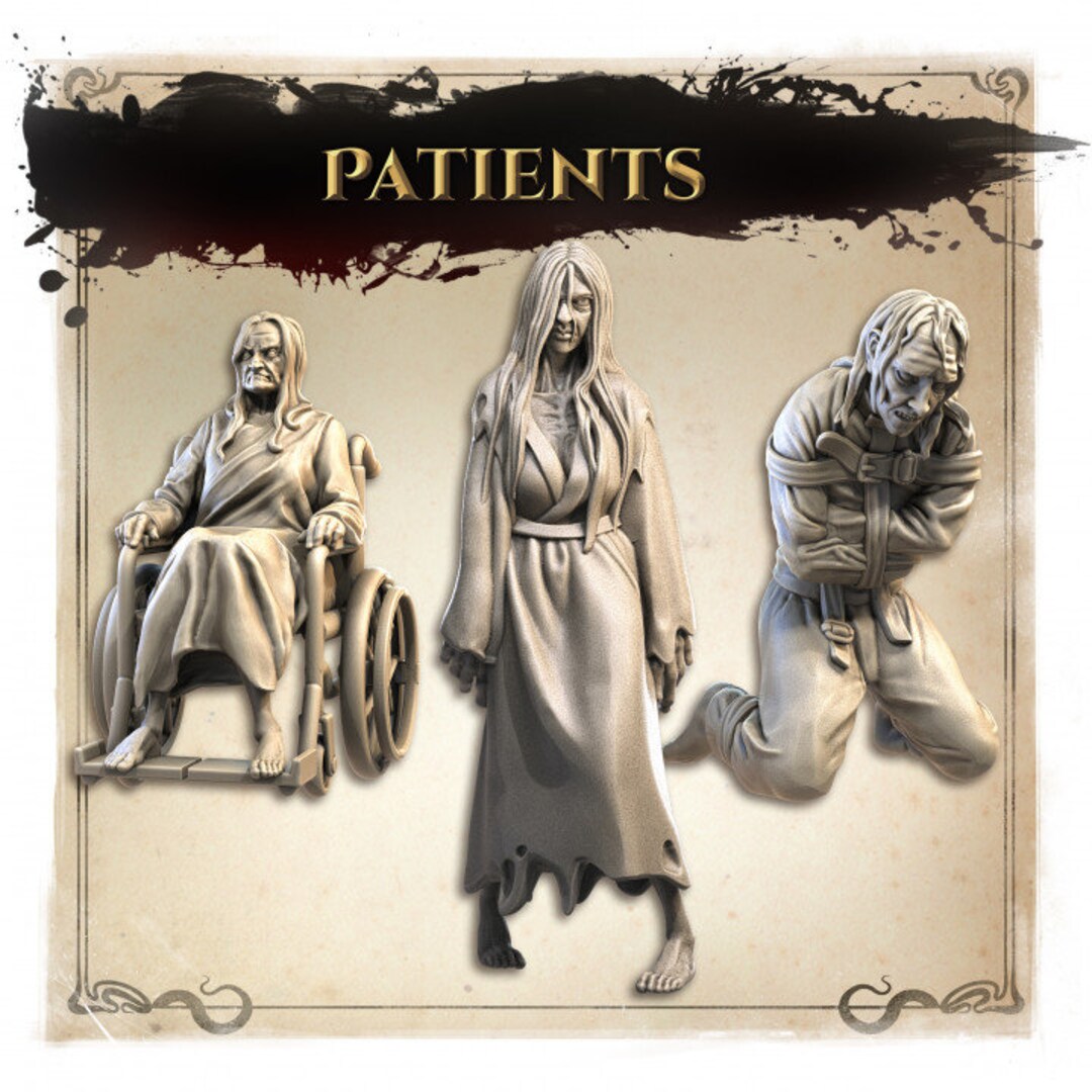 Asylum Patients Possessed Cursed NPC Pathfinder RPG - Etsy