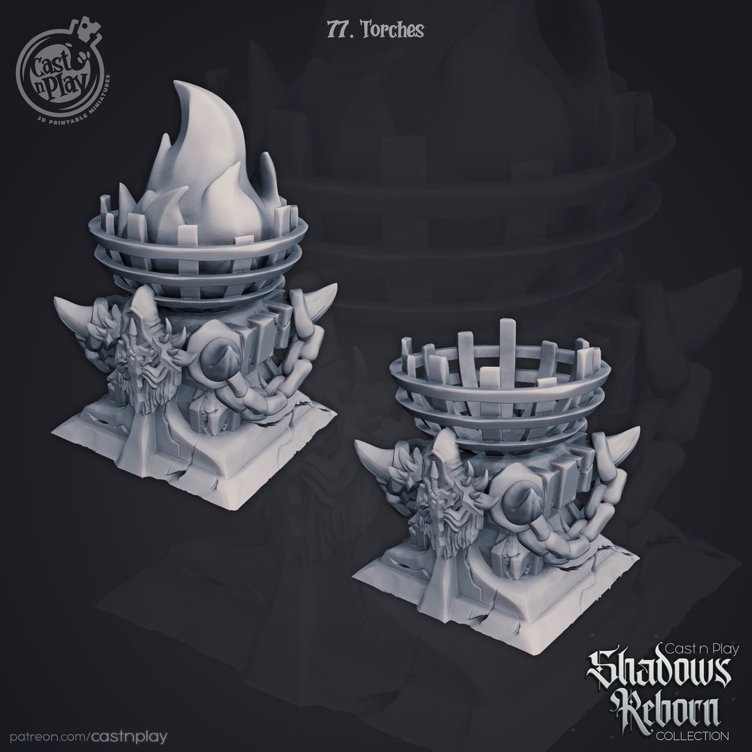 Torches Beacon Castle Fire Light Lantern Guide - Etsy