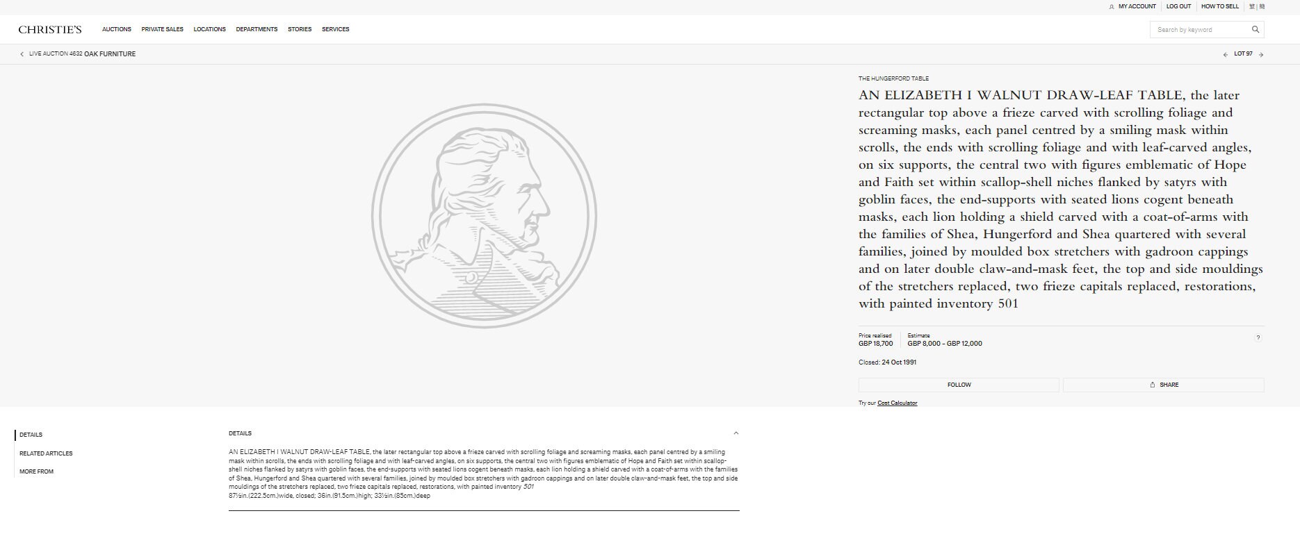 Queen Elizabeth I Table Refectory Table Church Table Draw Leaf Table ...