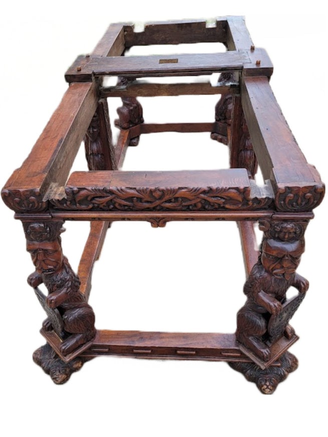 Queen Elizabeth I Table Refectory Table Church Table Draw Leaf - Etsy