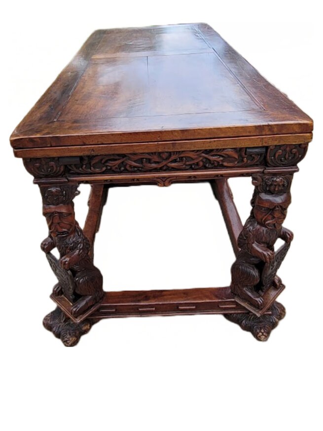 Queen Elizabeth I Table Refectory Table Church Table Draw Leaf Table ...