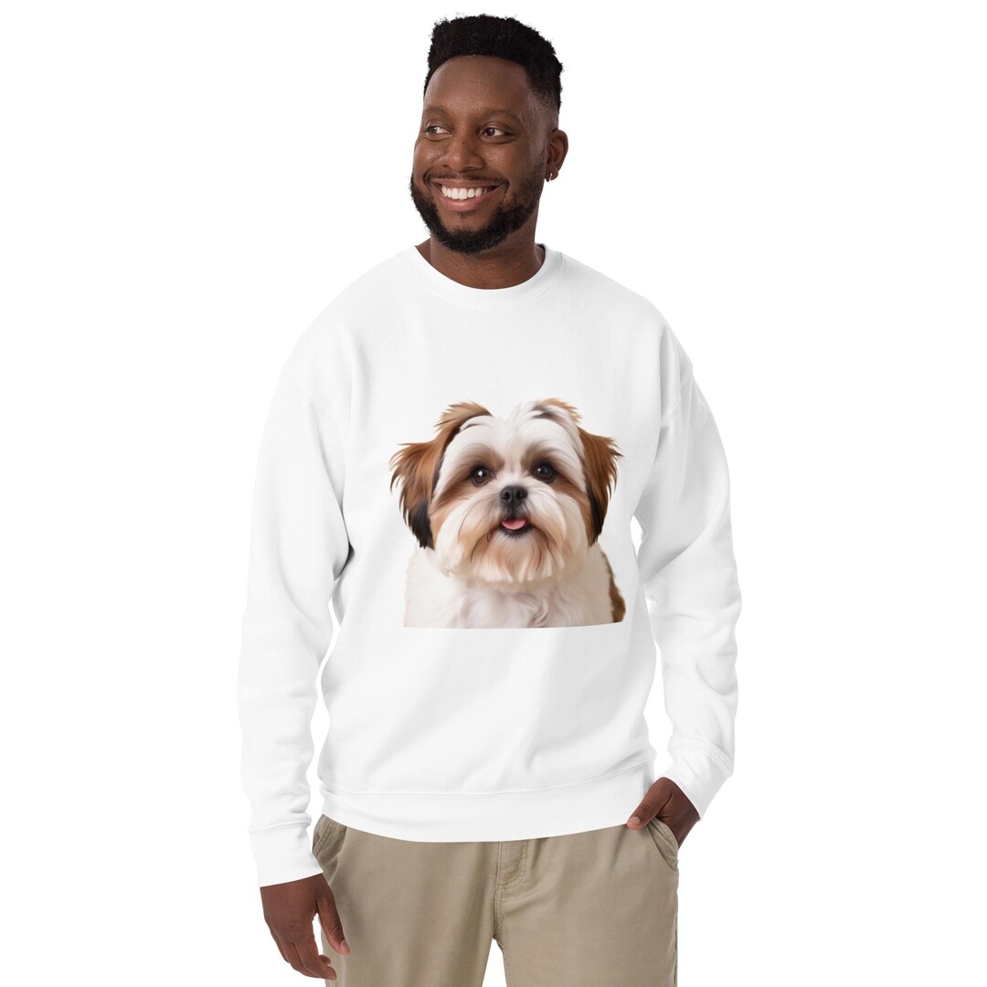 Shih Tzu Sweatshirt, Cute Shih Tzu Apparel, Cozy Pet Lover Gift, Dog ...