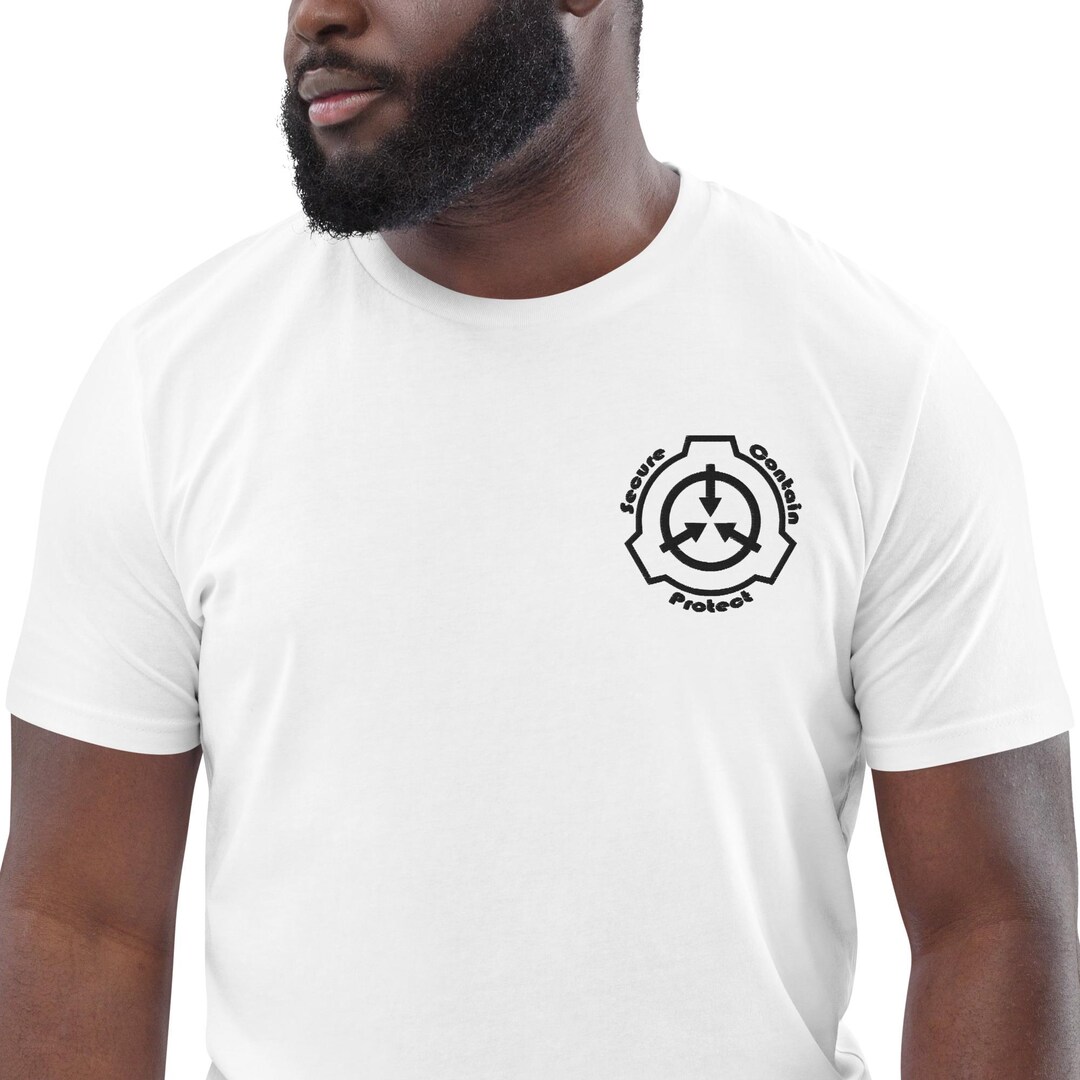 SCP Logo Embroidery T-shirt, SCP T-shirt, SCP Logo, Embroidered Tee - Etsy