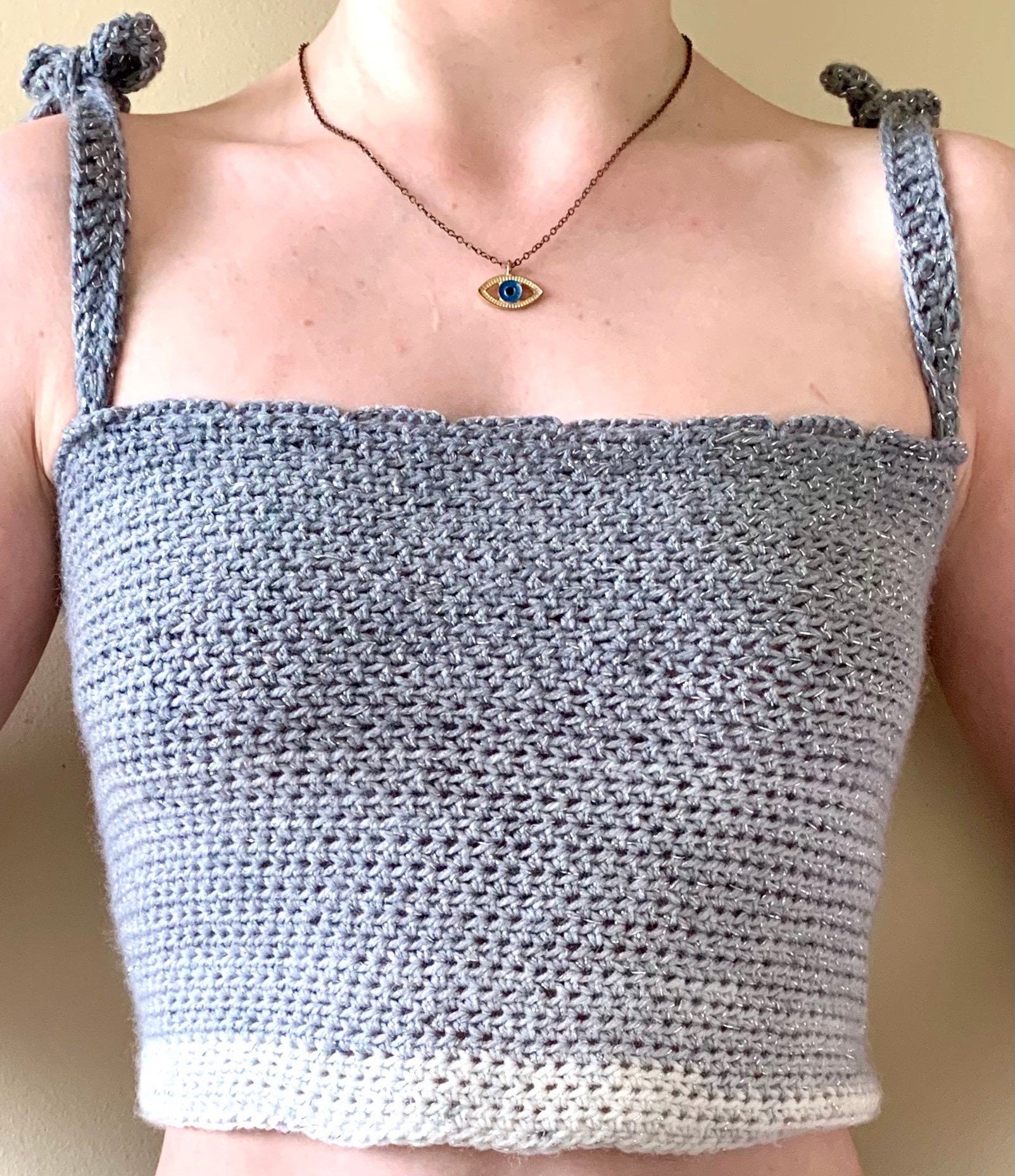 Crocheted Crop Top Etsy