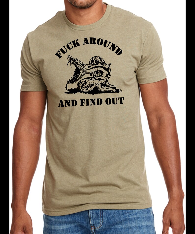 FAAFO, FAFO, Fuck Around and Find Out With Snake Digital Print / Cut ...