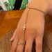 Handmade Preciosa Pearl Hand Chain: Adjustable Dainty Jewelry - Etsy