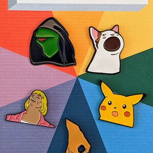 Meme Enamel Pin Set - Etsy