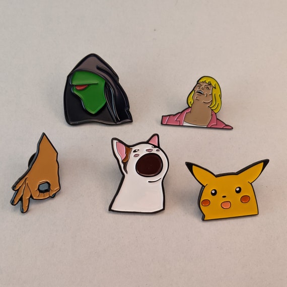 Meme Enamel Pin Set | Etsy