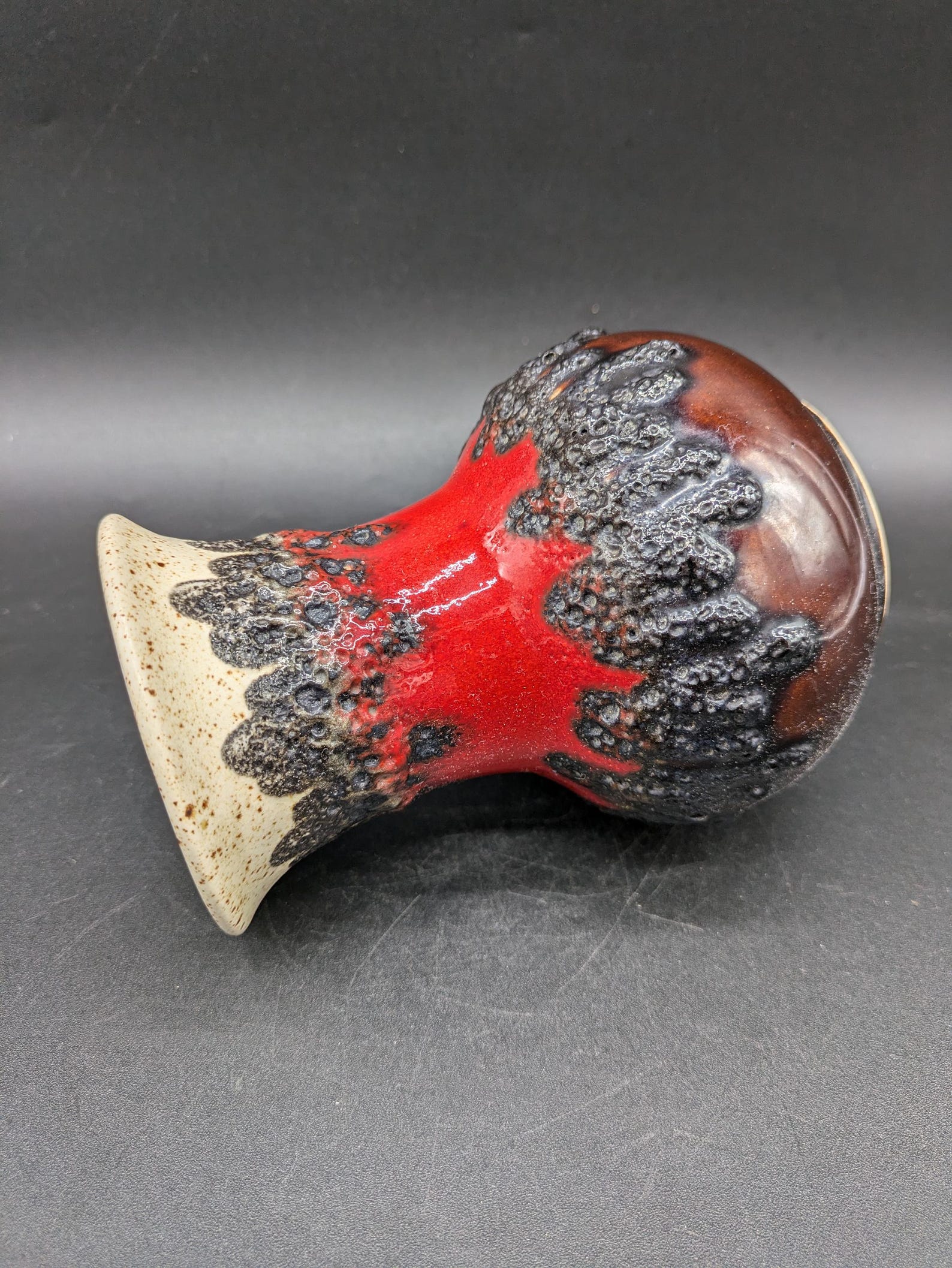 Bay 70 14 Vase Ceramic Ceramics Red Black West German Pottery Design ...