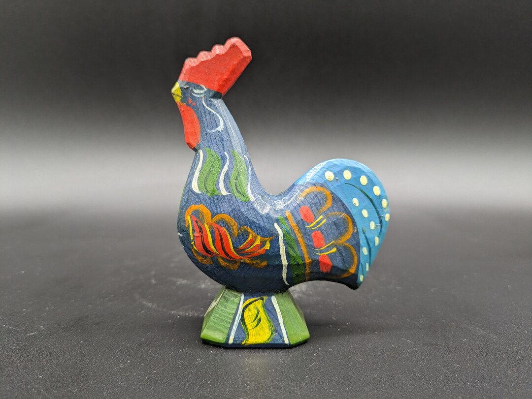 Dala Rooster Rooster 11.2 Cm Dalarna Dalahäst Dalahemslöjd John ...